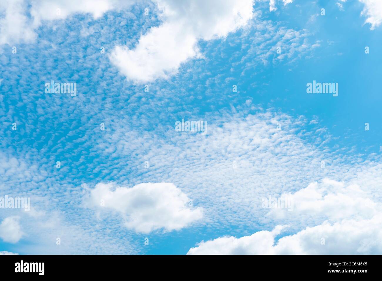 Copy space summer blue sky and white cloud abstract background Stock ...