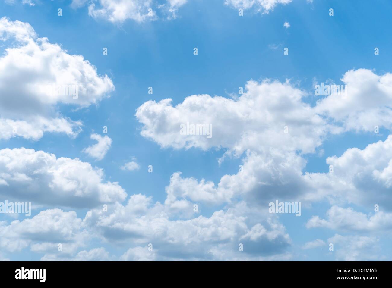 Copy space summer blue sky and white cloud abstract background Stock ...