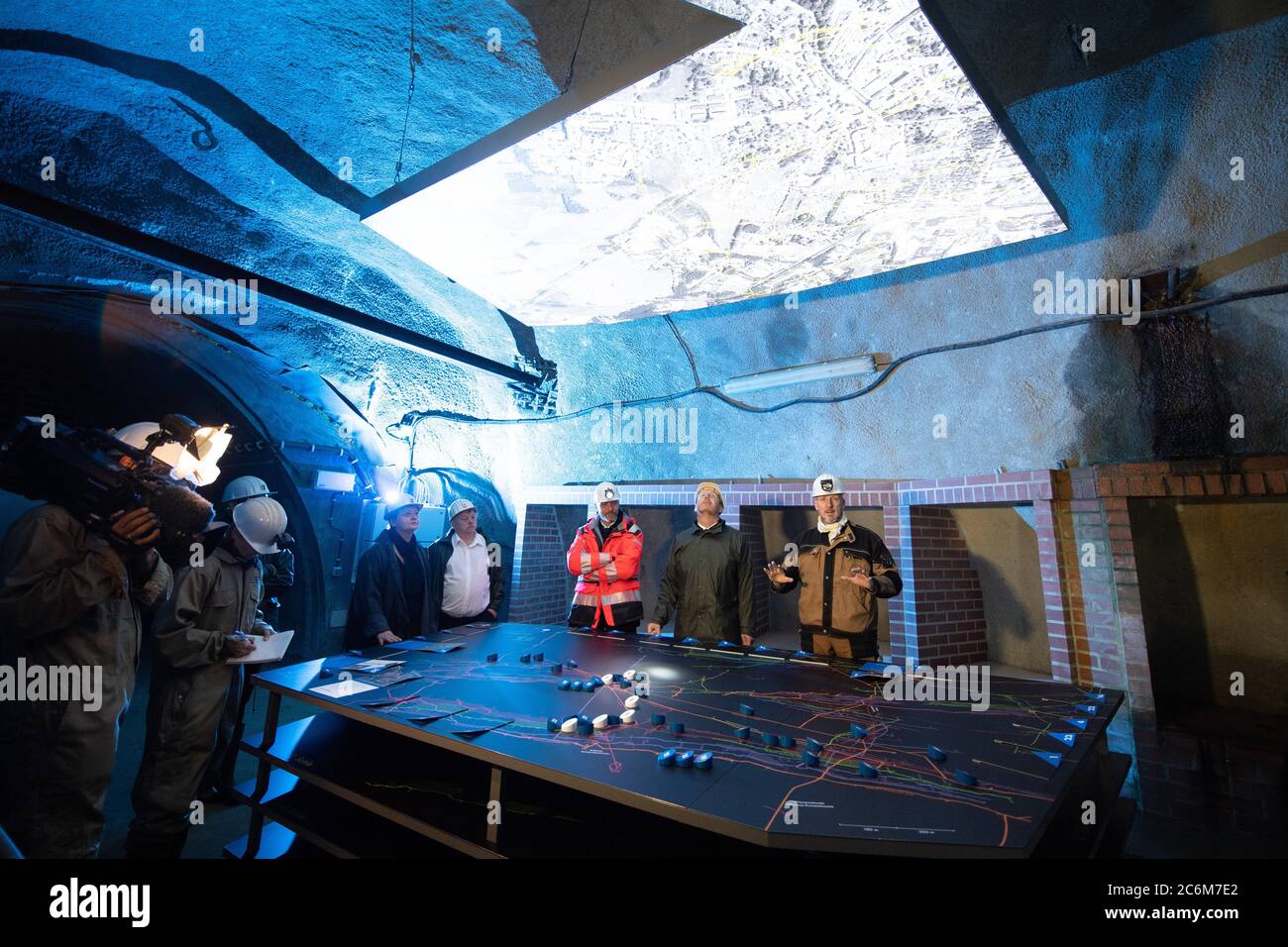 Freiberg, Germany. 08th July, 2020. Helmut Mischo (r-l), Scientific ...
