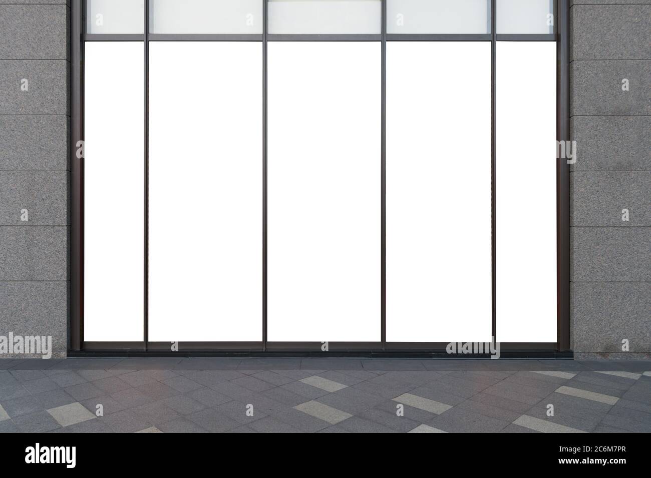 Shop Boutique Store Front with Big Window and Place for Name Stock ...