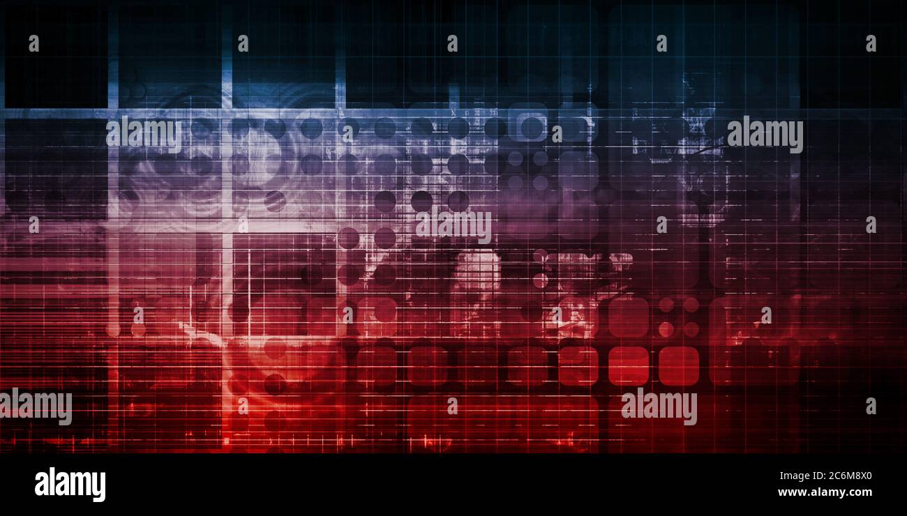 System Integration with Digital Platform Network Technology Stock Photo ...