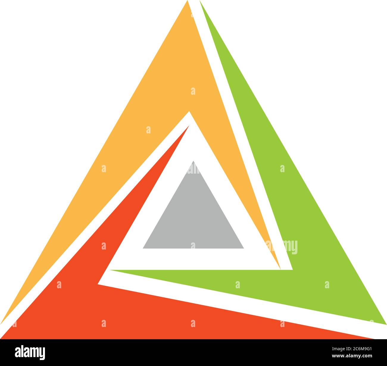 Triangle in rainbow color Stock Vector Image & Art - Alamy