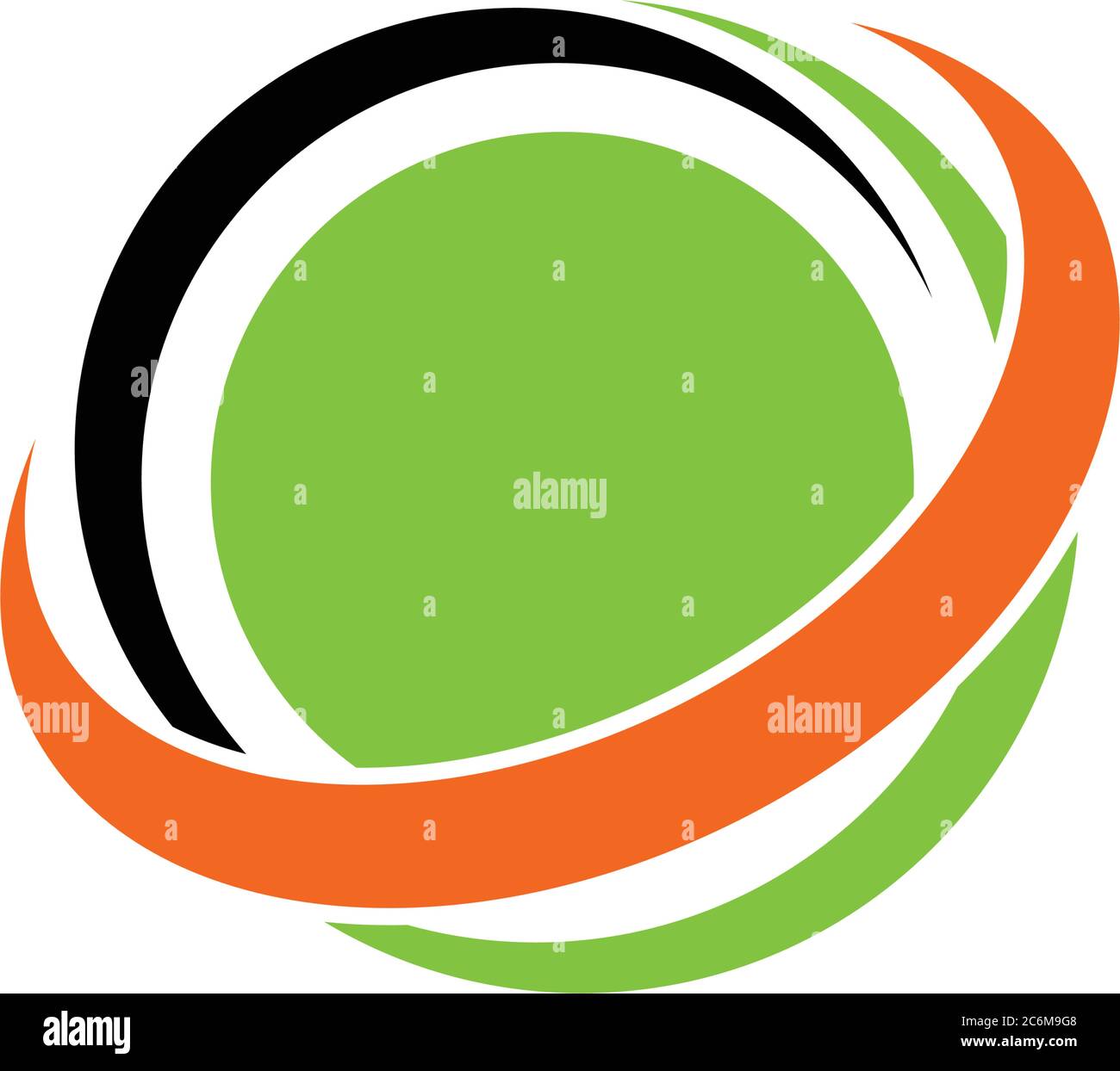 Abstract circle swoosh Stock Vector Image & Art - Alamy