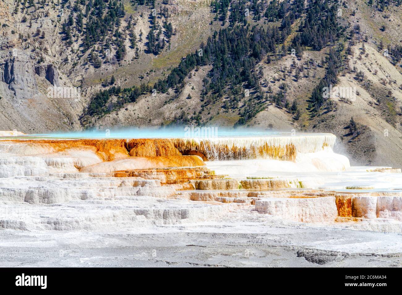 Travertine Pools Yellowstone