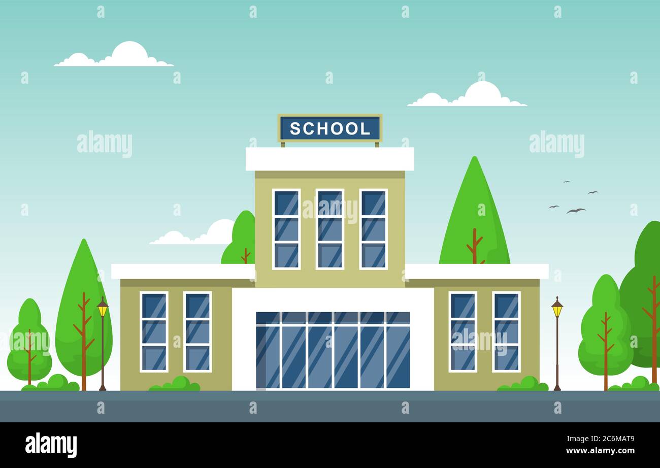 Outdoor school class teacher Stock Vector Images - Alamy