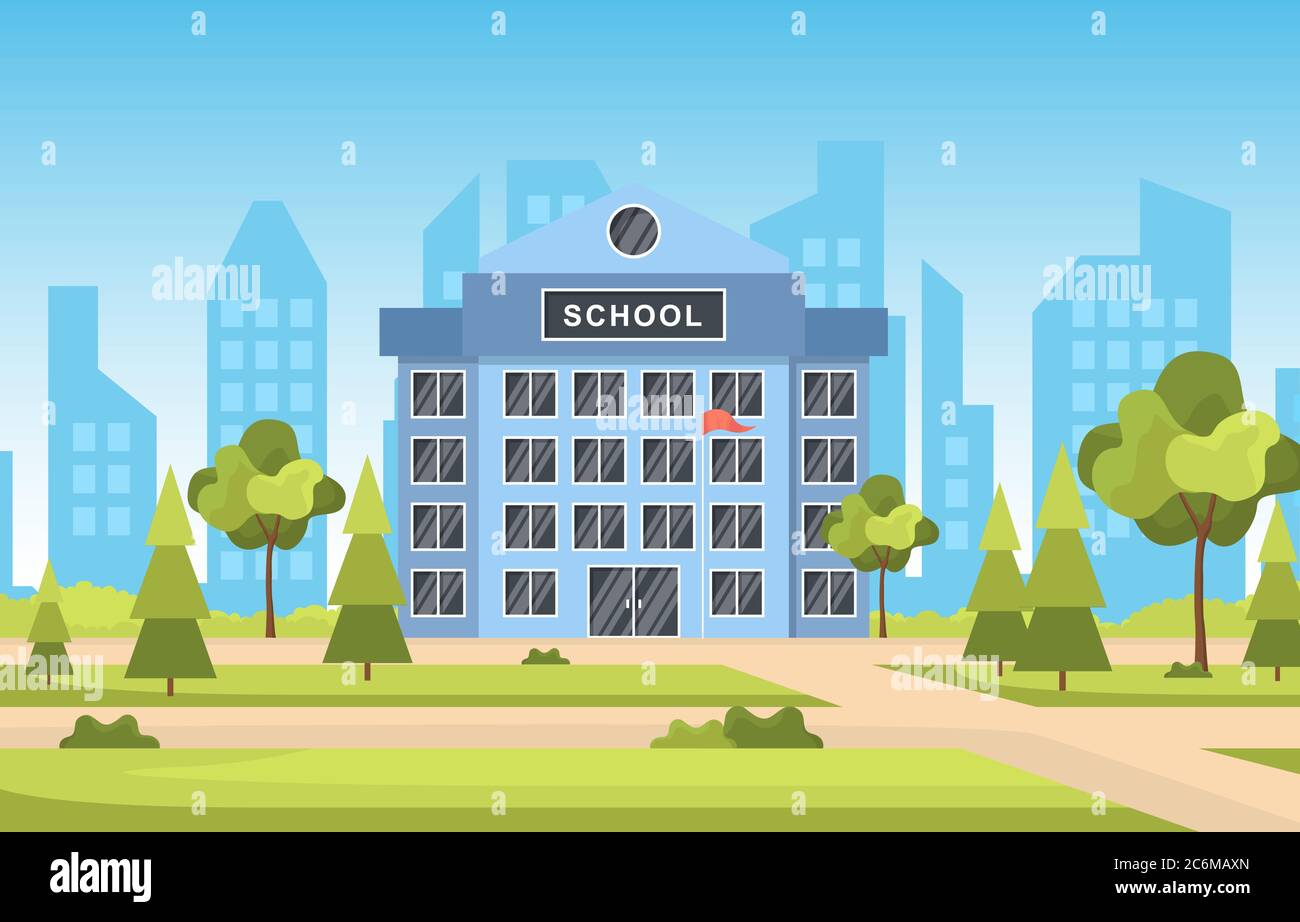 Outdoor classroom high school Stock Vector Images - Alamy