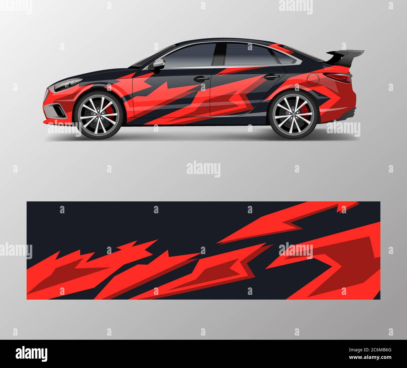 abstract Racing graphic vector for sport car wrap design Stock Vector ...