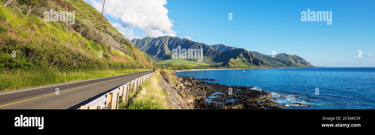 Beautiful landscapes in Oahu island, Hawaii Stock Photo - Alamy