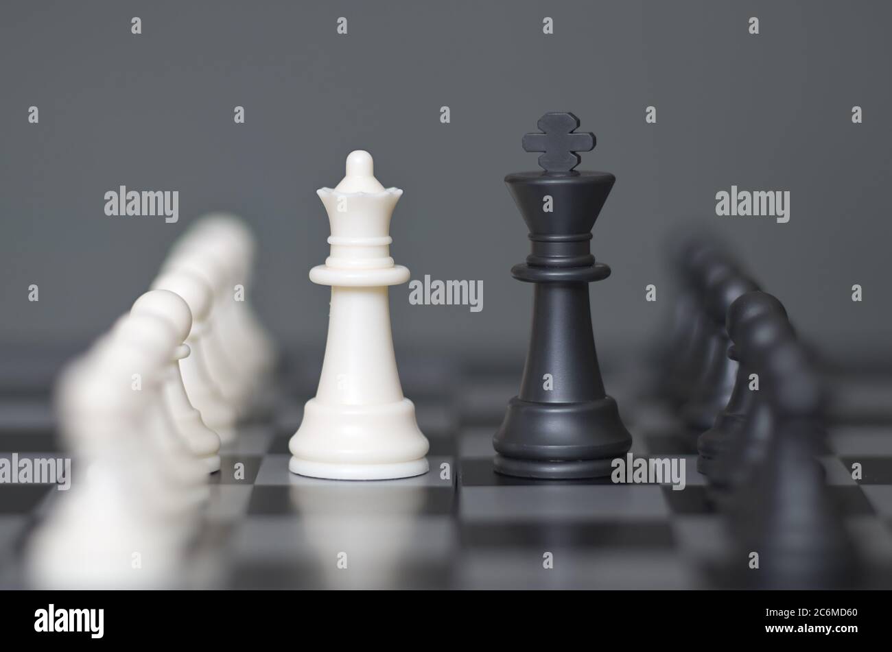 Chess game monochrome conceptual scene Stock Photo - Alamy