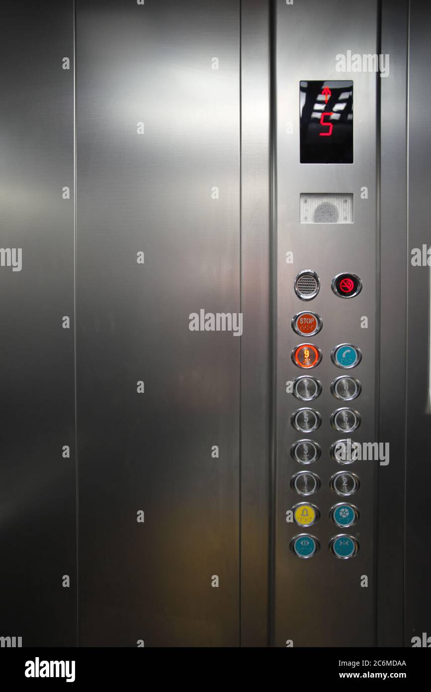 Office lift buttons hi-res stock photography and images - Alamy
