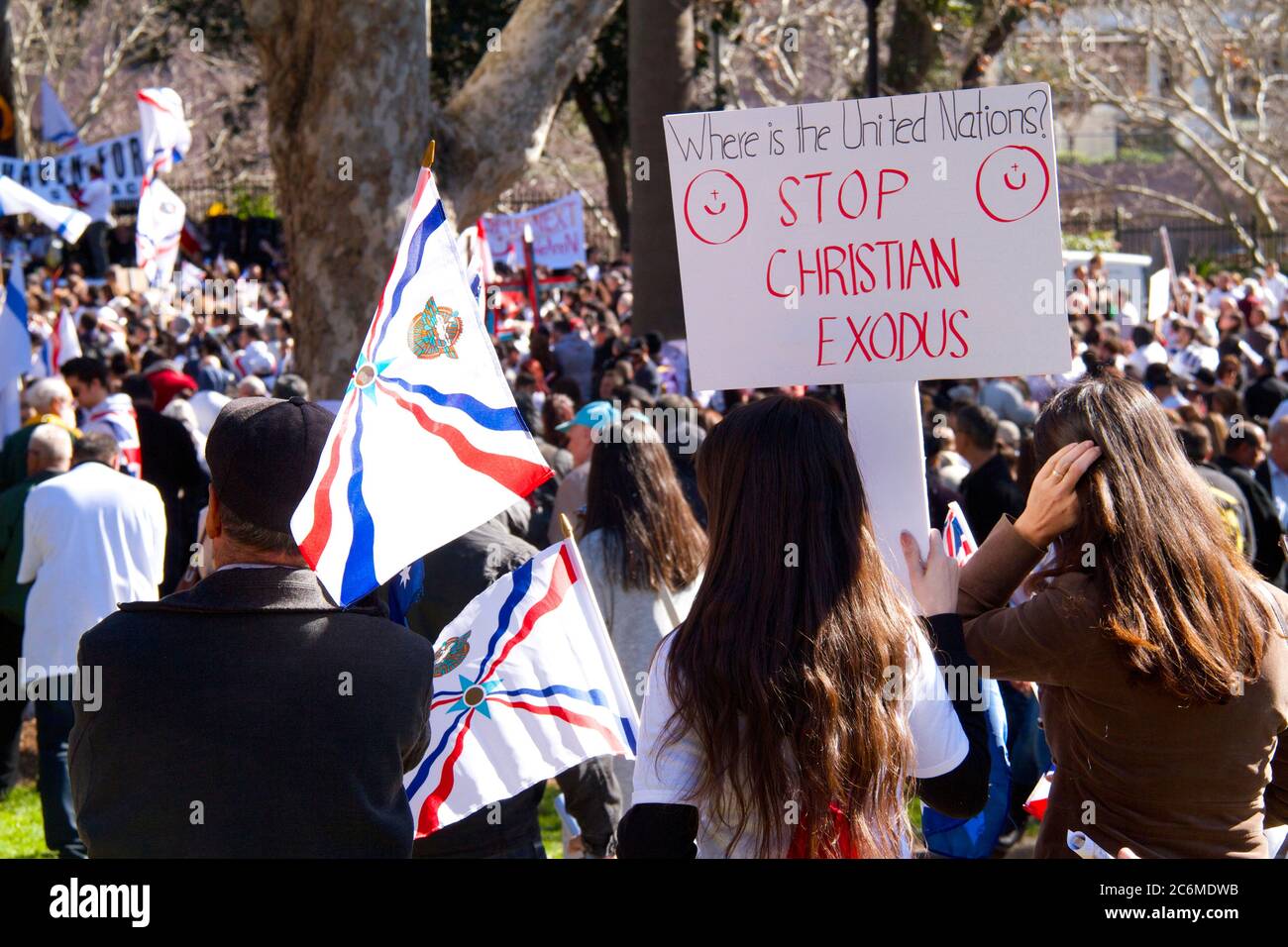 Christian protester hi-res stock photography and images - Alamy