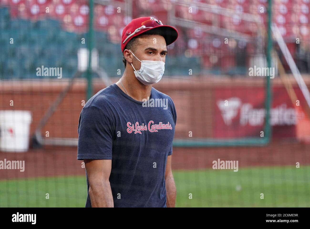 St. Louis, United States. 10th July, 2020. St. Louis Cardinals pitcher ...