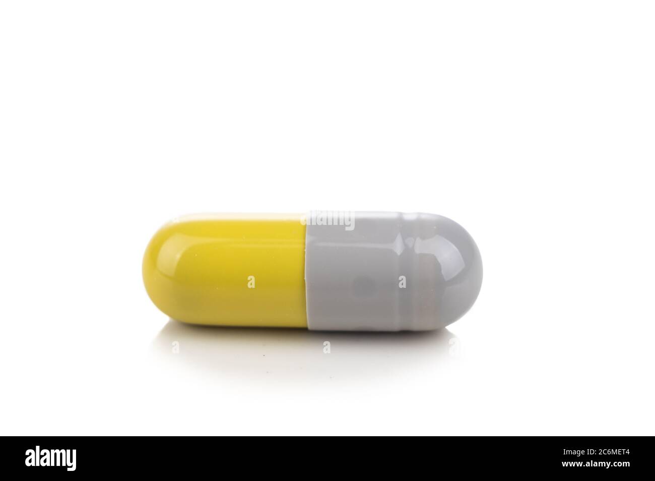 Close-up of medicine drug in capsule format on white background Stock ...