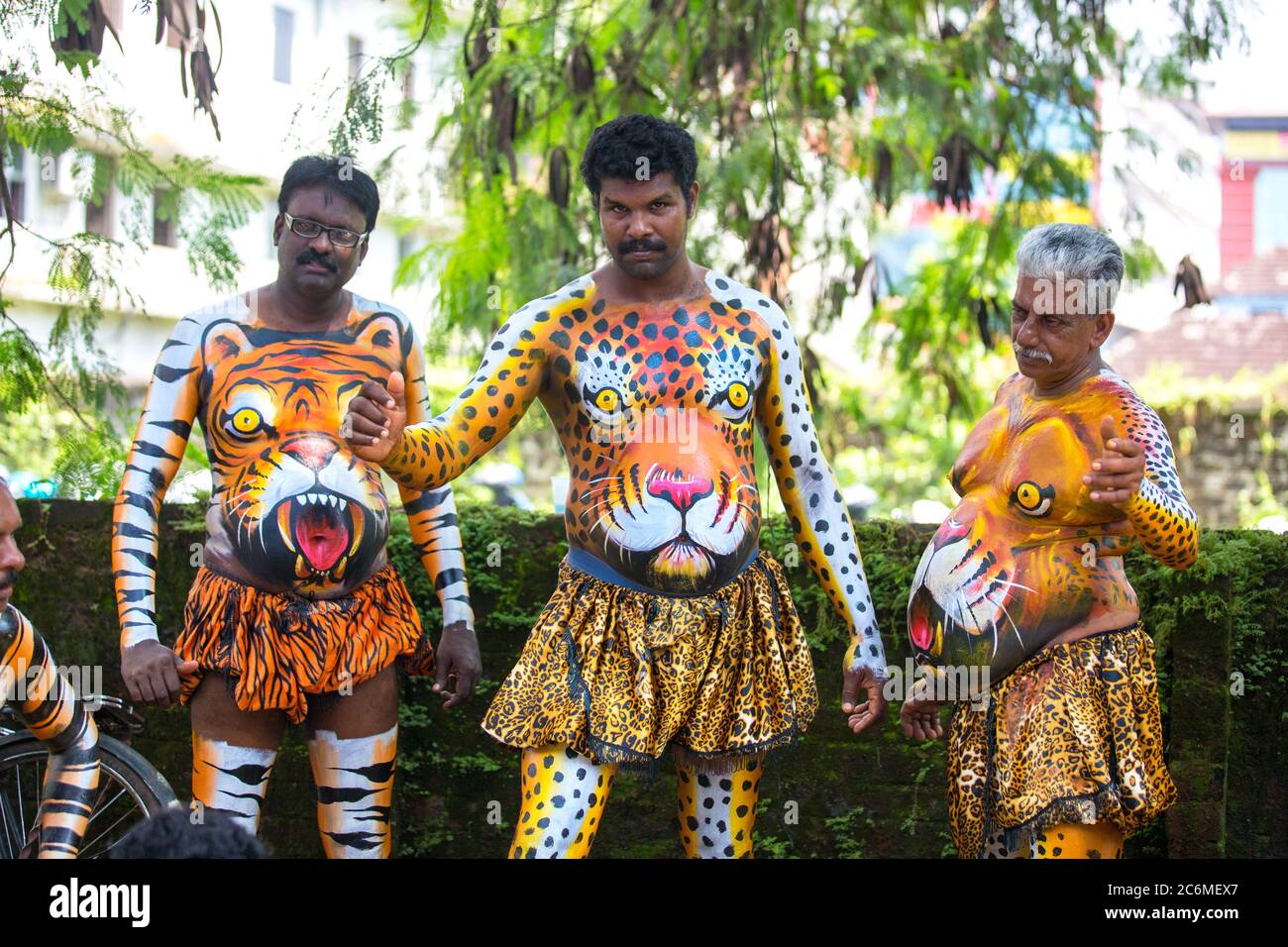 pulikkali,pilikali or tiger dance performers from the streets of ...
