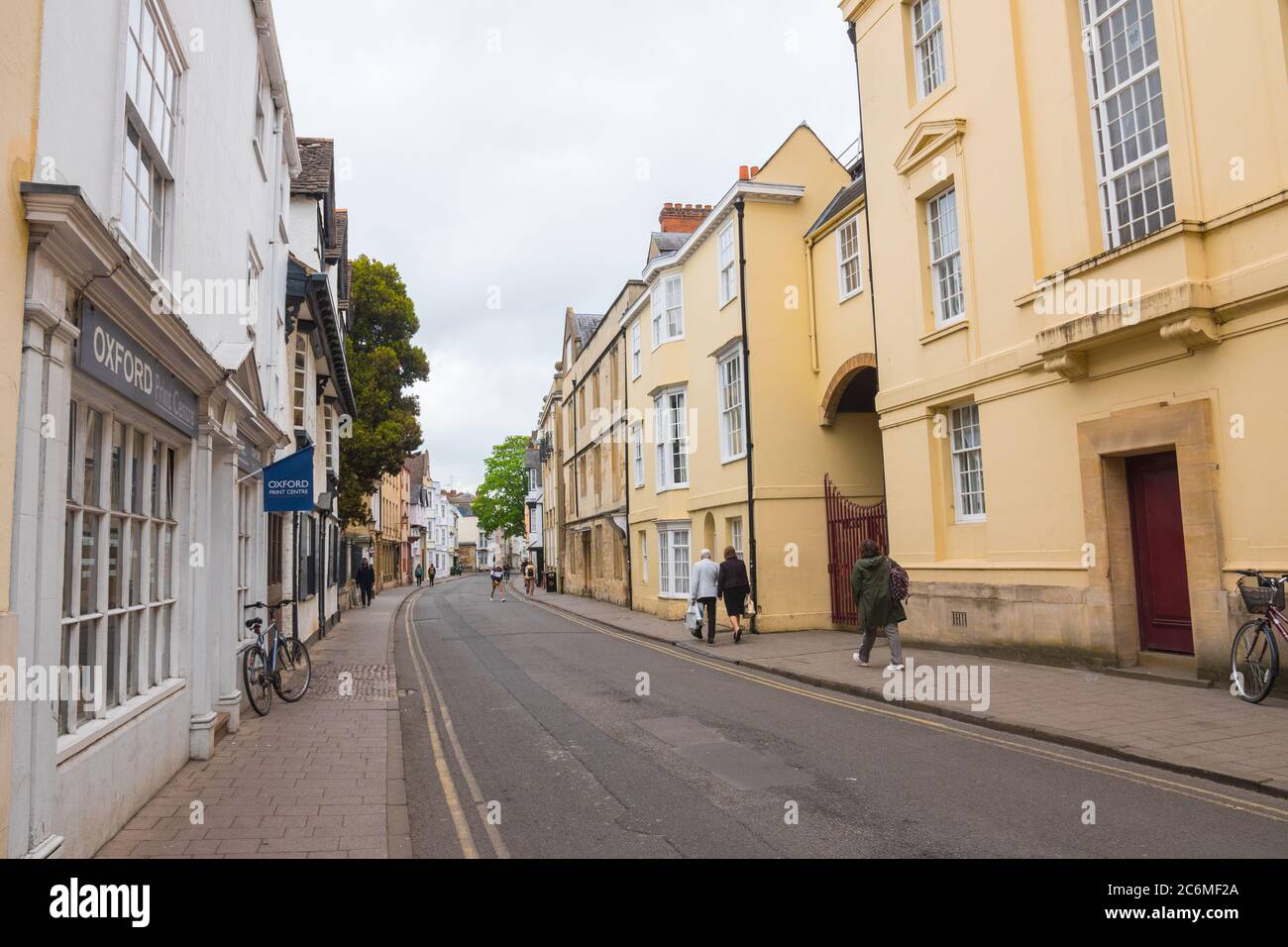 Oxford street, Oxfordshire, England, United Kingdom. Beautiful typical ...