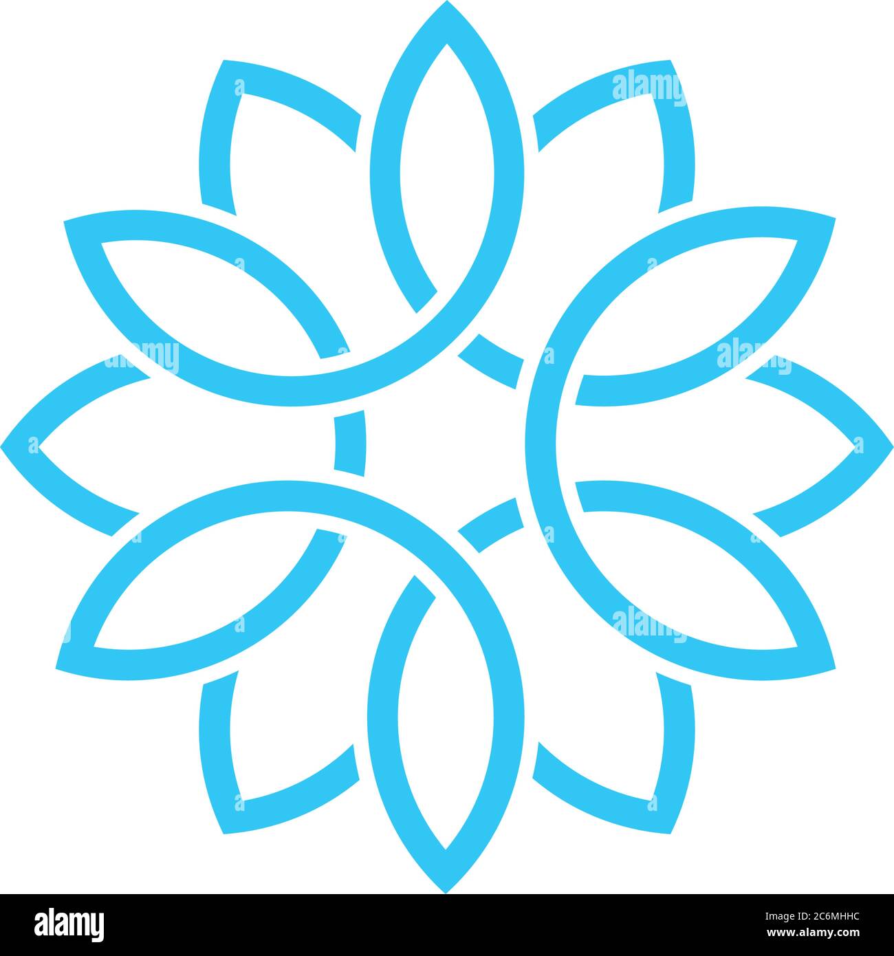 Abstract infinity leaf and flower Stock Vector Image & Art - Alamy
