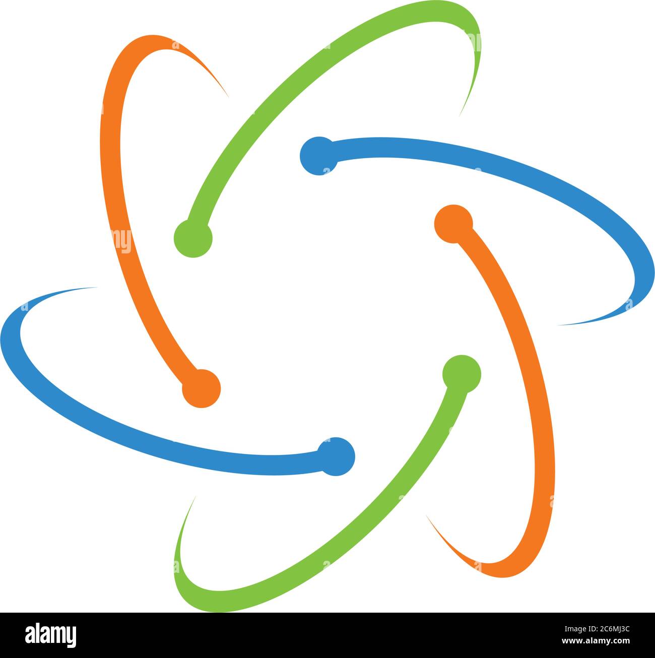 Abstract Circle connection Stock Vector Image & Art - Alamy