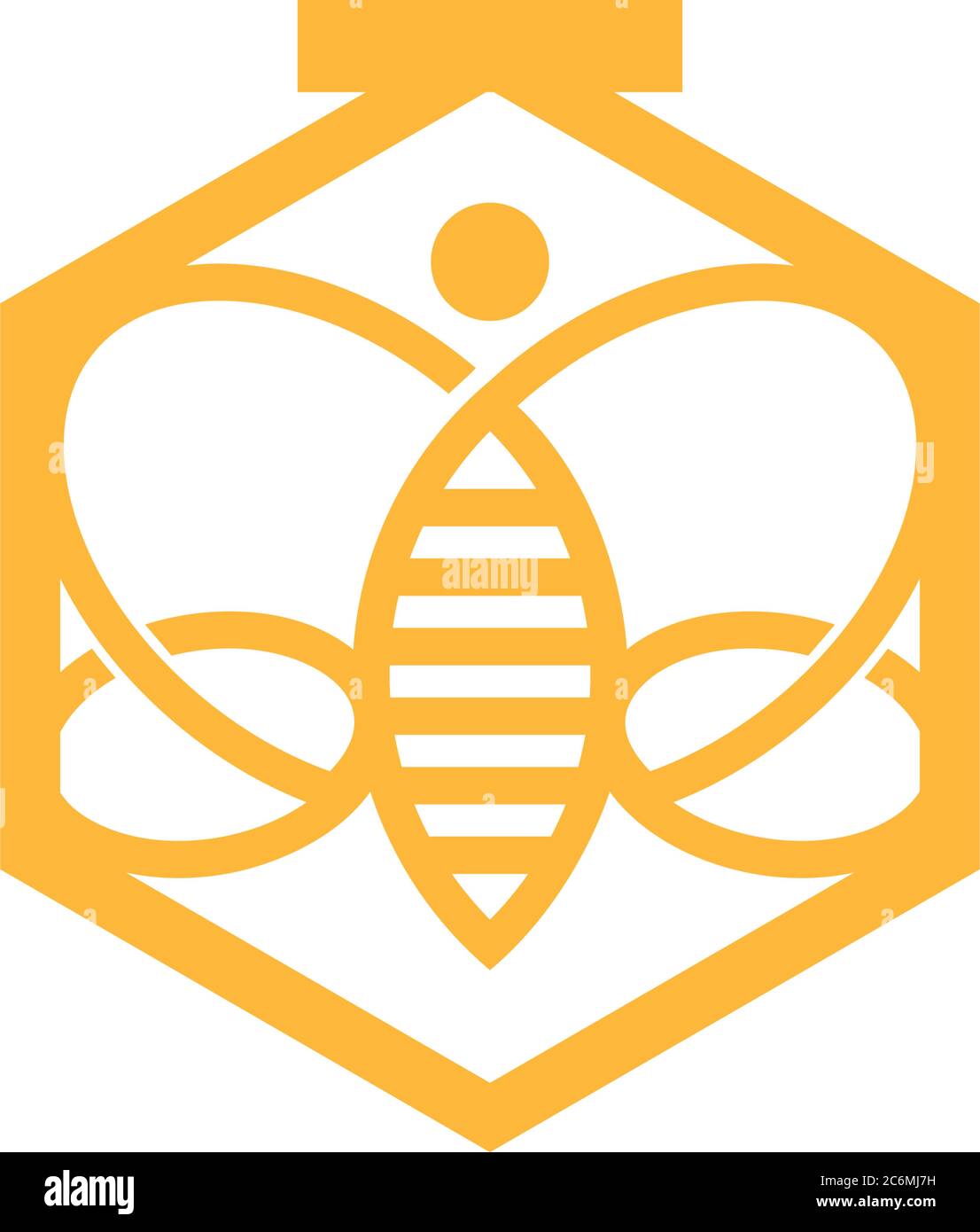 Wild honey bee colony Stock Vector Images - Alamy