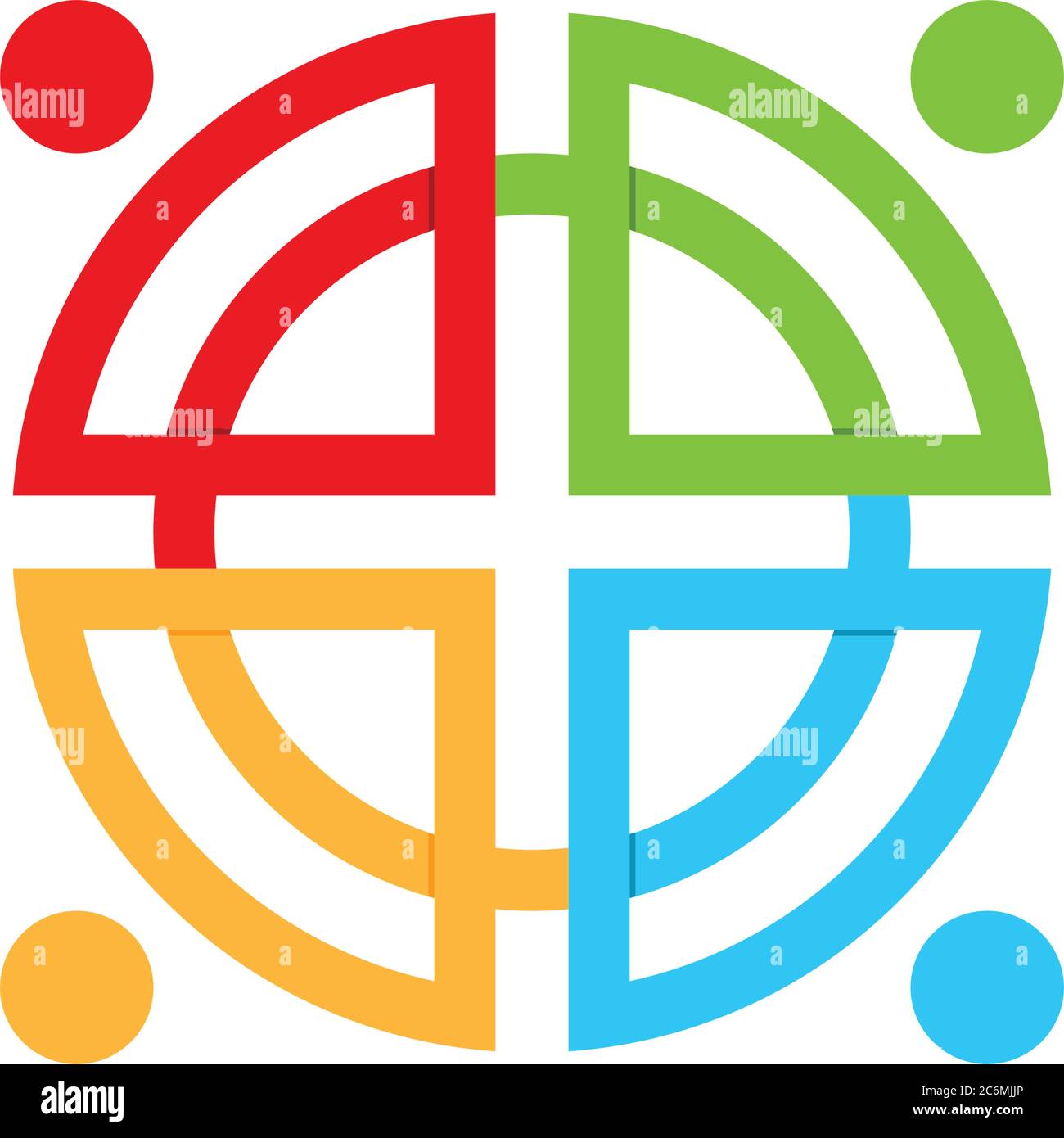 Circle people connection Stock Vector Image & Art - Alamy