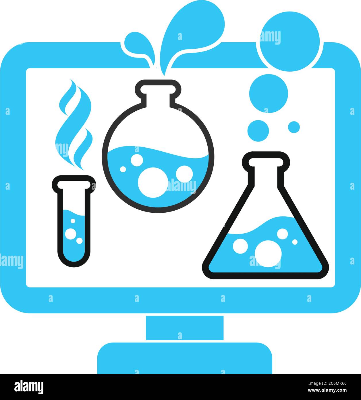 Innovative lab logo Stock Vector Images - Alamy