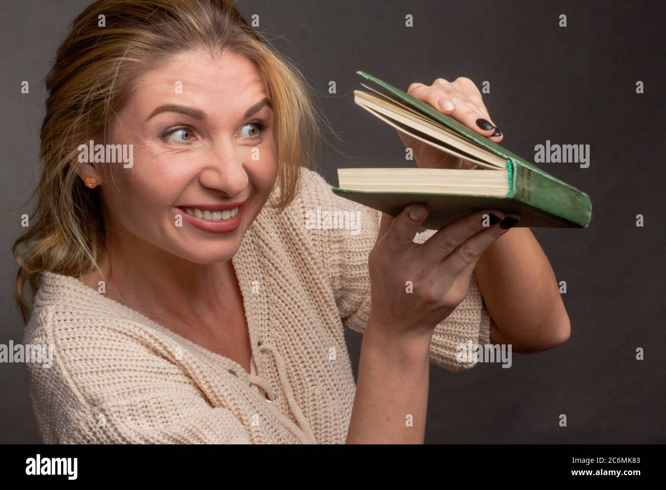 Book looks open hi-res stock photography and images - Alamy