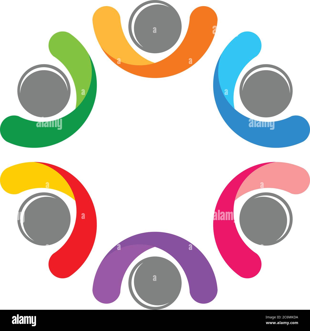 Abstract rainbow people Stock Vector Image & Art - Alamy