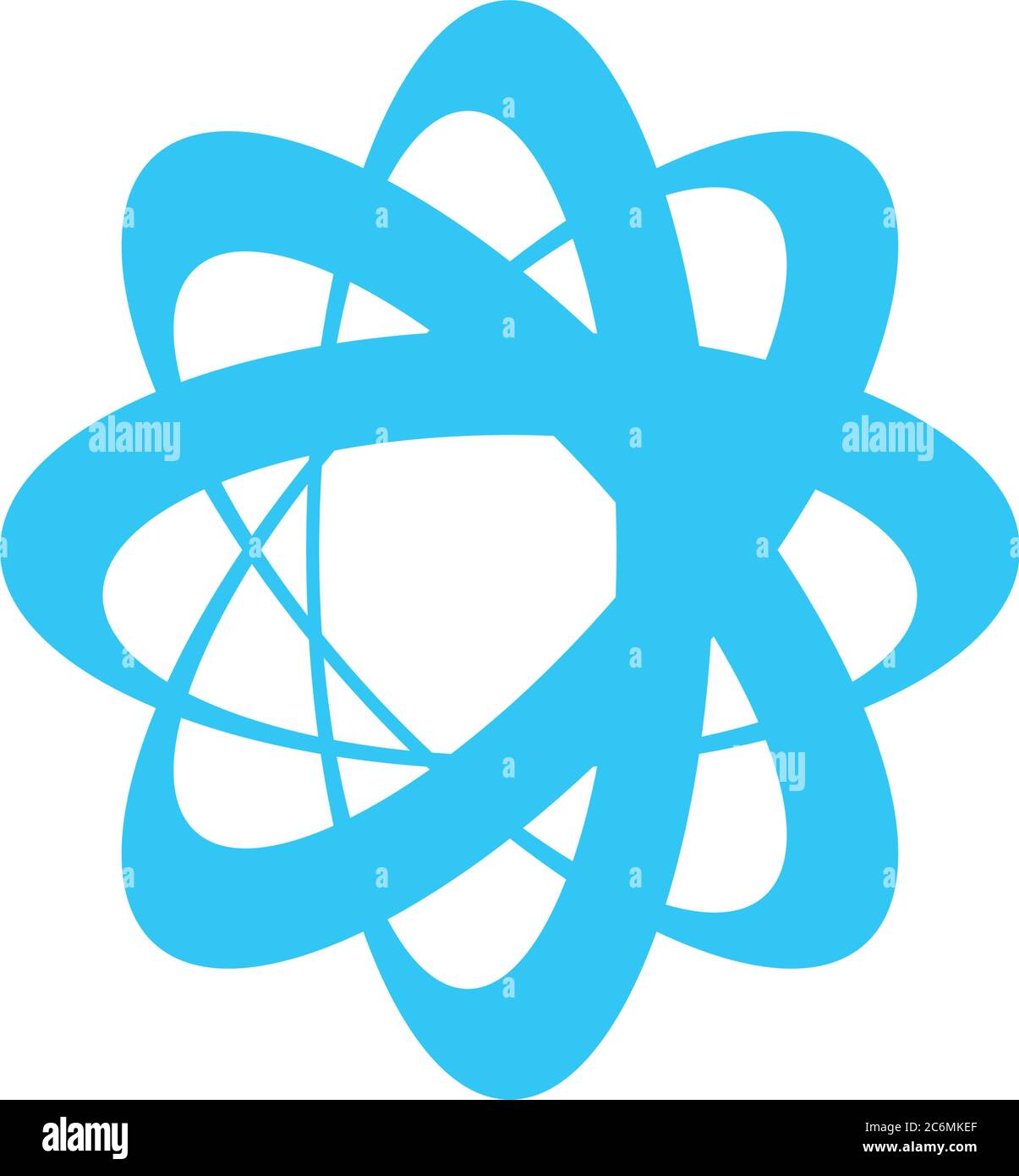 Abstract atom symbol Stock Vector Image & Art - Alamy