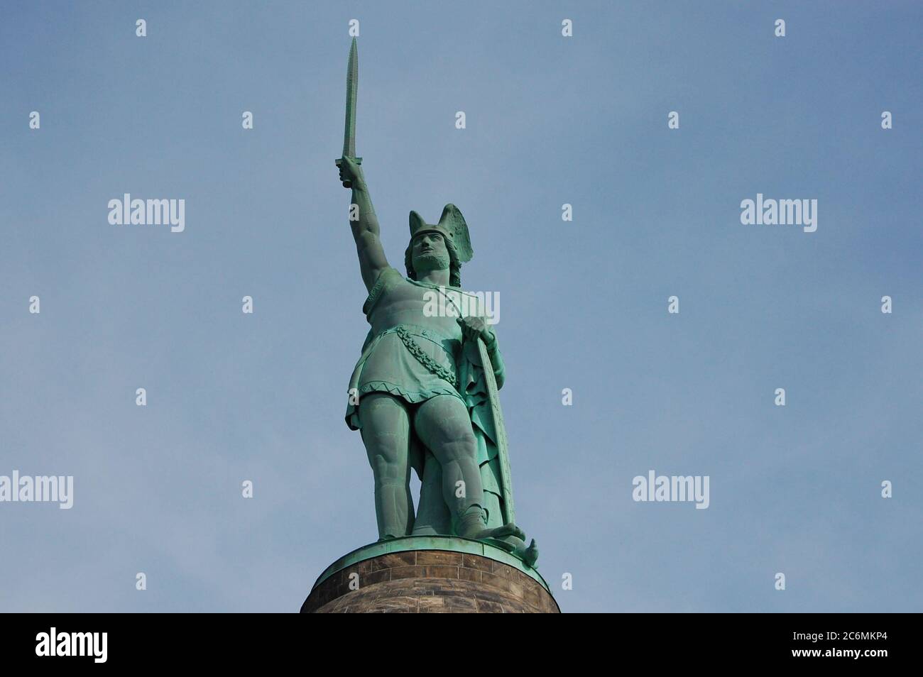 The Hermann monument in the Teutoburg forest, Germany Stock Photo - Alamy