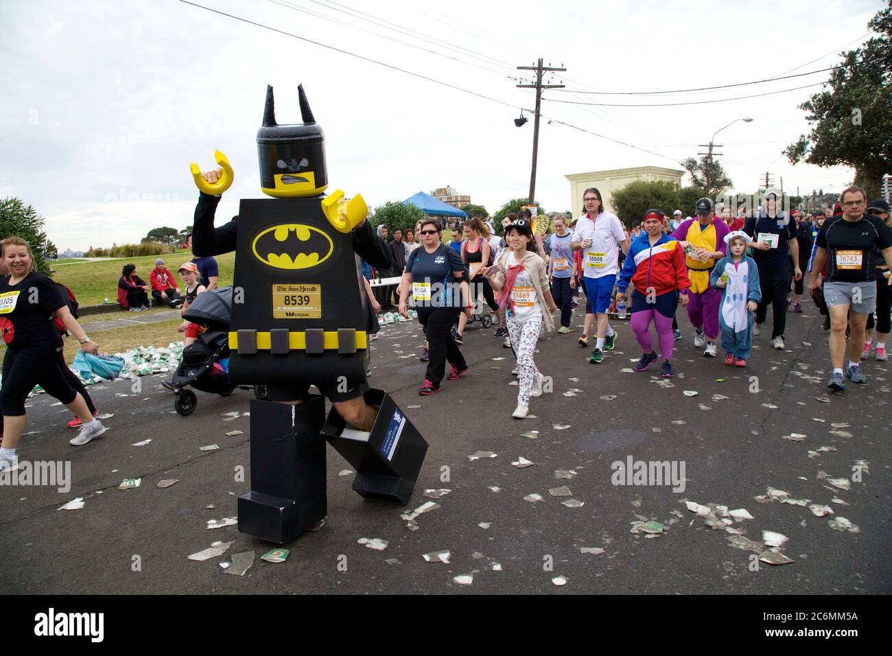Some runners took part in the City2Surf running race in Sydney for fun ...