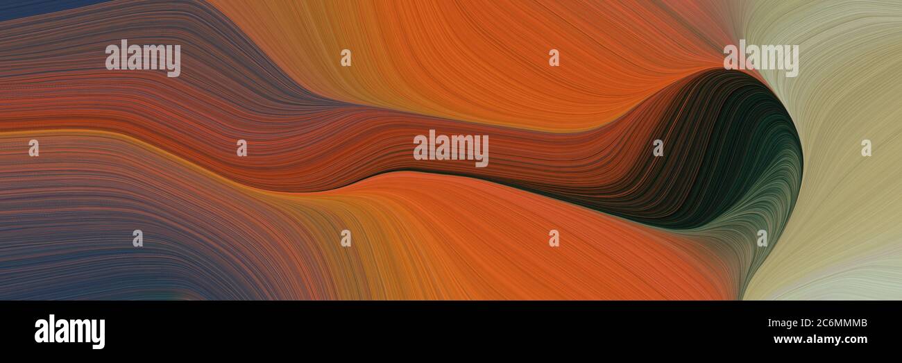 beautiful decorative curves design with brown, sienna and very dark ...