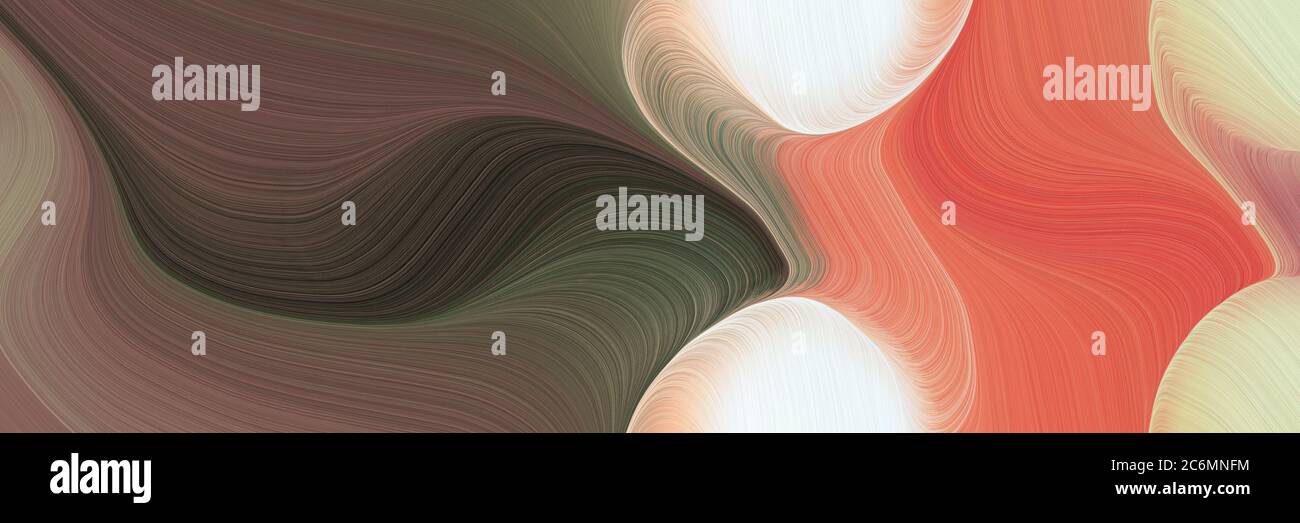 futuristic colorful curves header design with pastel brown, old mauve ...