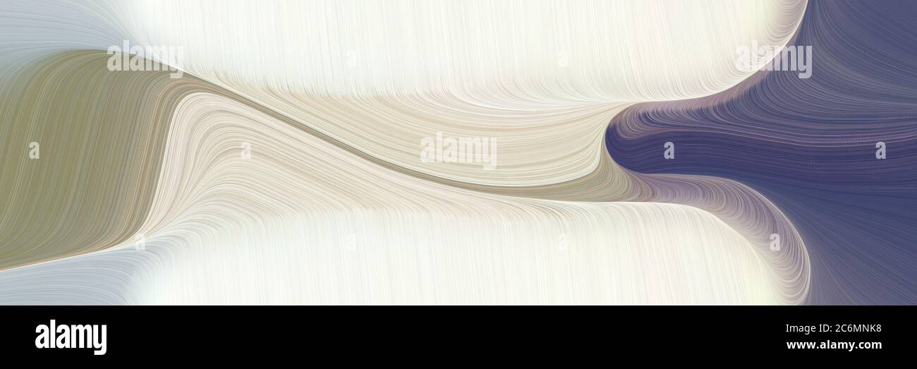 beautiful colorful waves header design with antique white, beige and ...