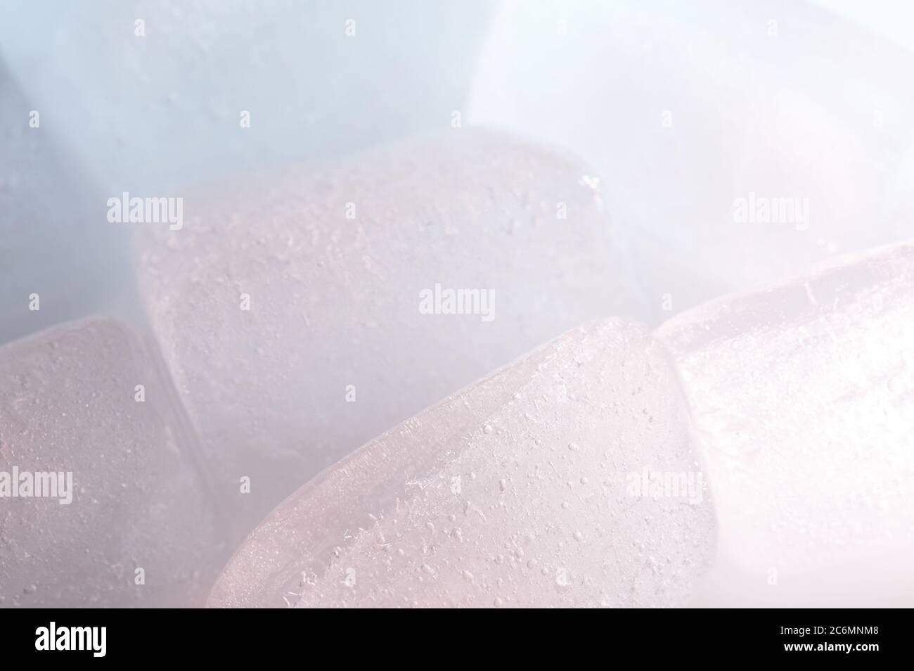Frozen ice background. Close up of clear icy bricks Stock Photo - Alamy