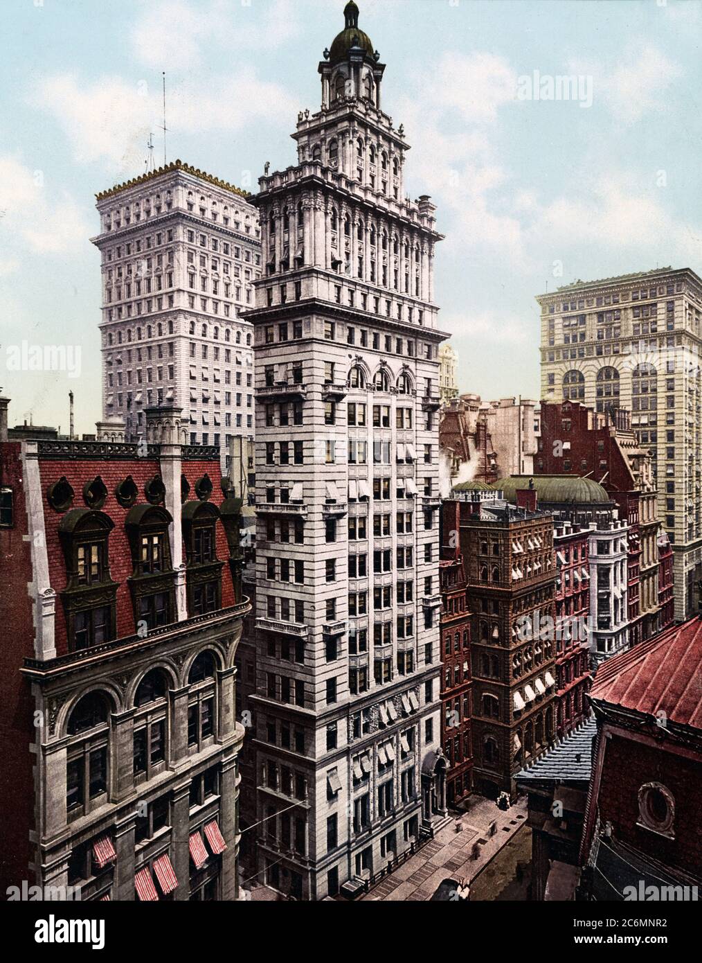 Gillender Building, New York City ca. 1900 Stock Photo - Alamy