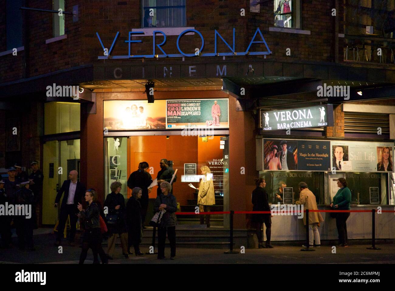 The Palace Verona cinema on Oxford Street on the opening night of the ...