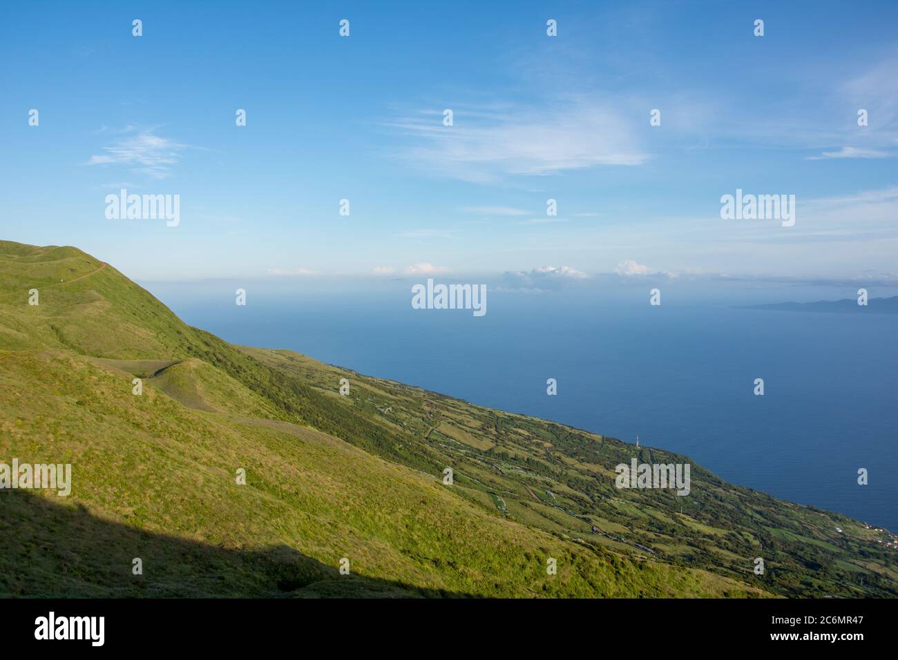Walk on the Azores archipelago. Discovery of the island of sao jorge ...