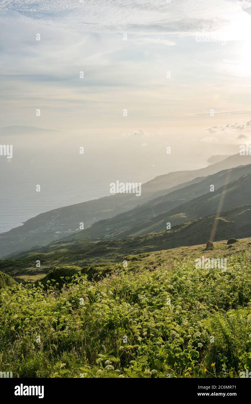 Walk on the Azores archipelago. Discovery of the island of sao jorge ...