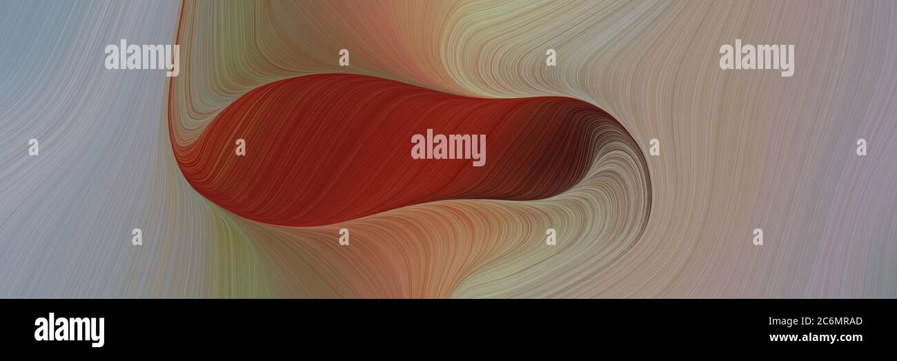 dynamic decorative waves header design with gray gray, dark red and ...