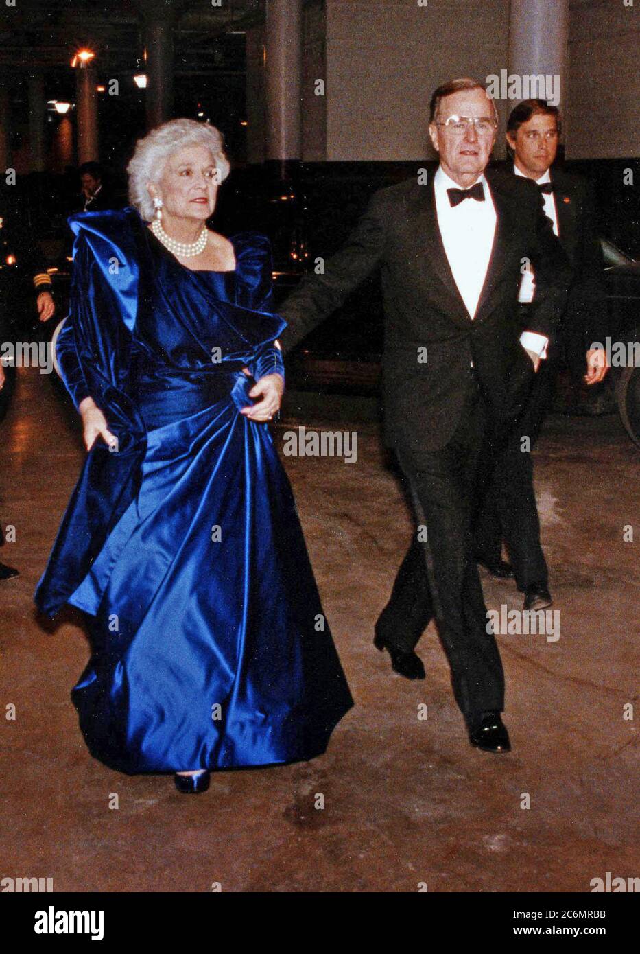 President and Mrs. Bush Attend the Inaugural Ball at the DC Armory 1 20 ...