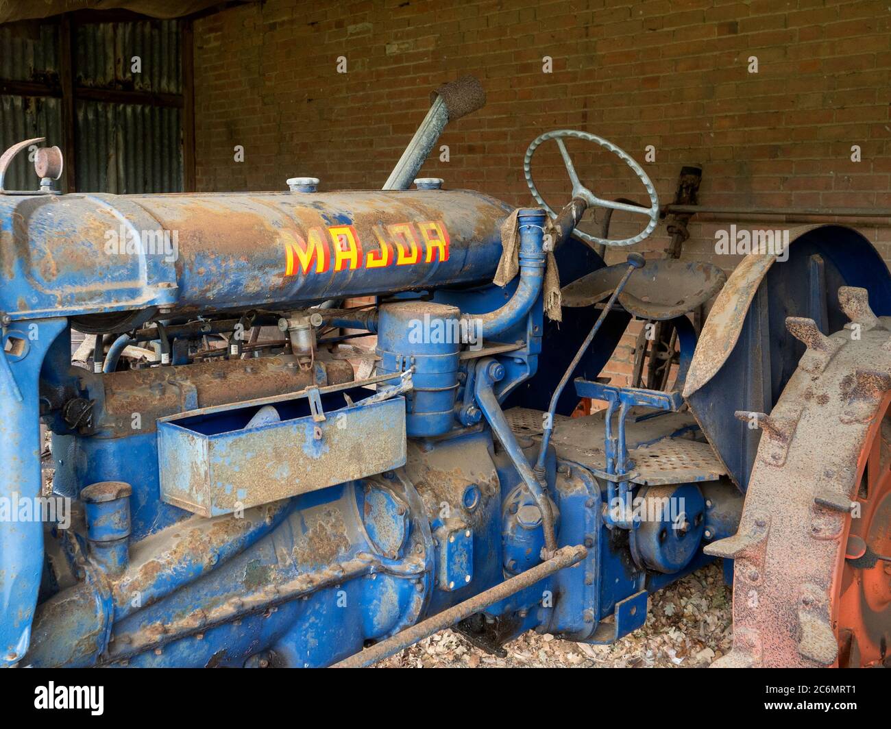 Vintage Fordson Tractor Stock Photo - Alamy