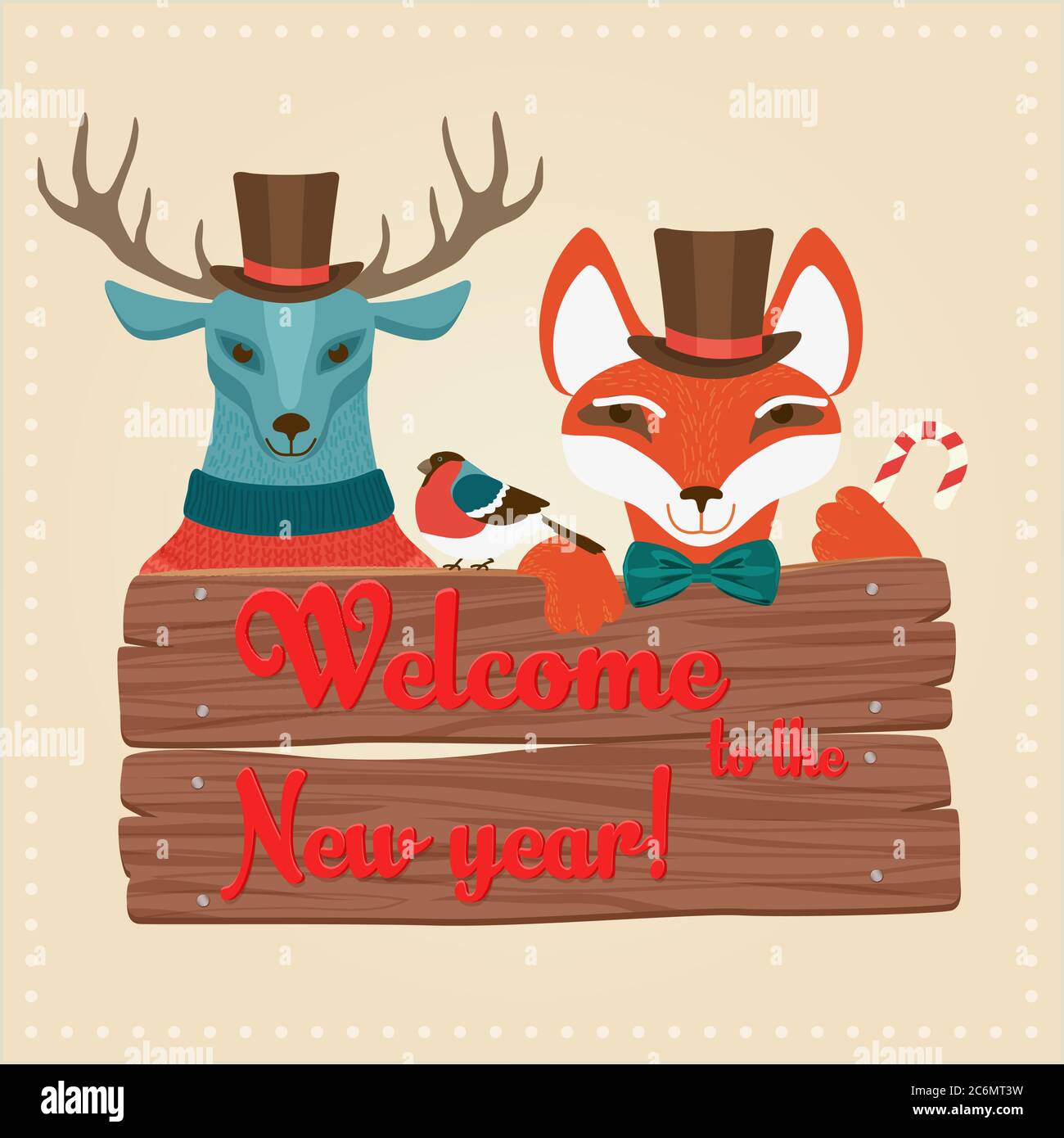 Welcome to the new forest Stock Vector Images - Alamy