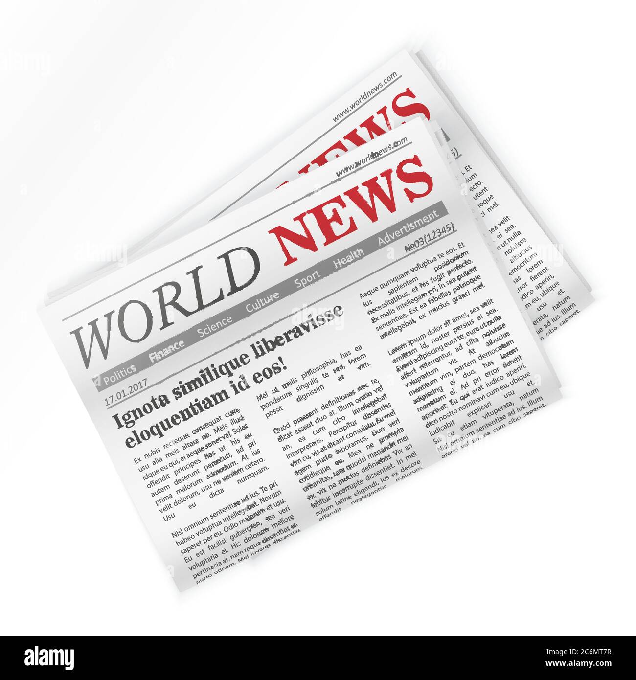 Regional newspaper Stock Vector Images - Alamy