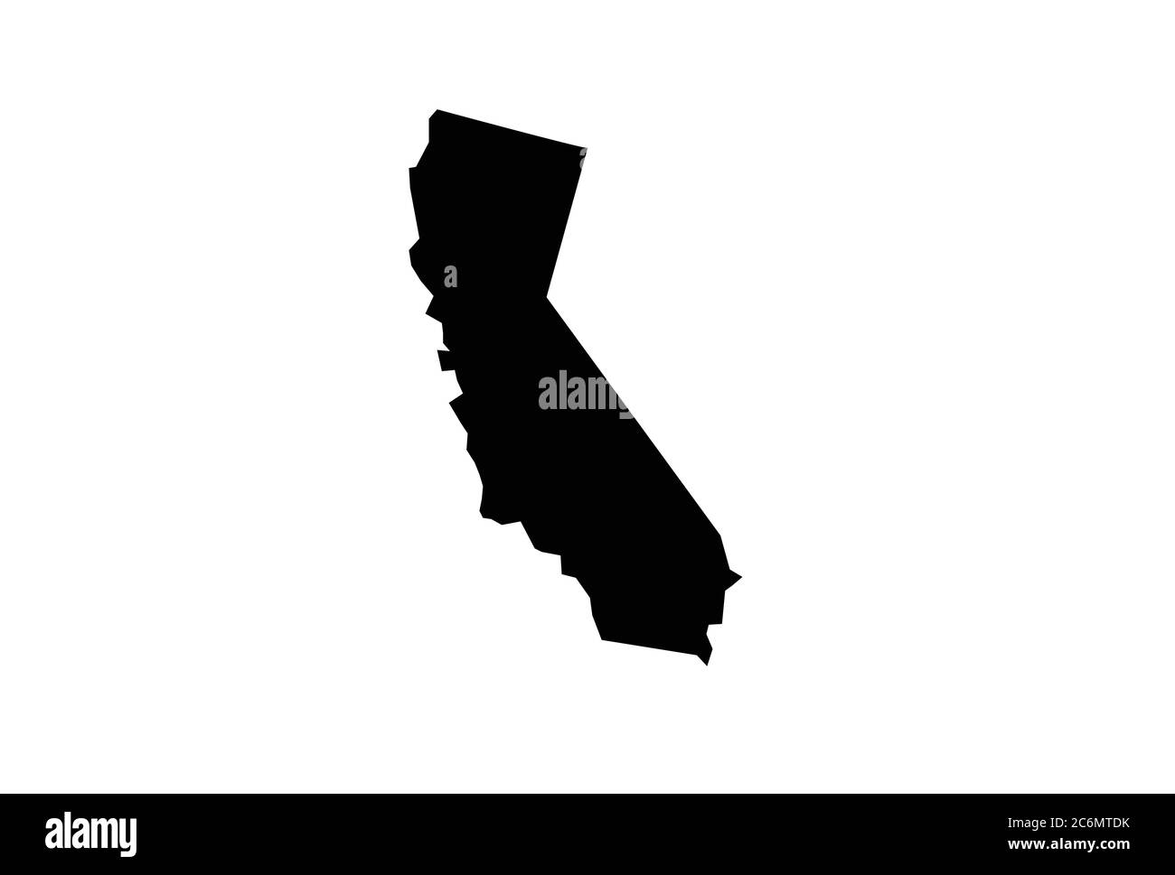California map outline U.S. stte vector illustration Stock Vector Image ...