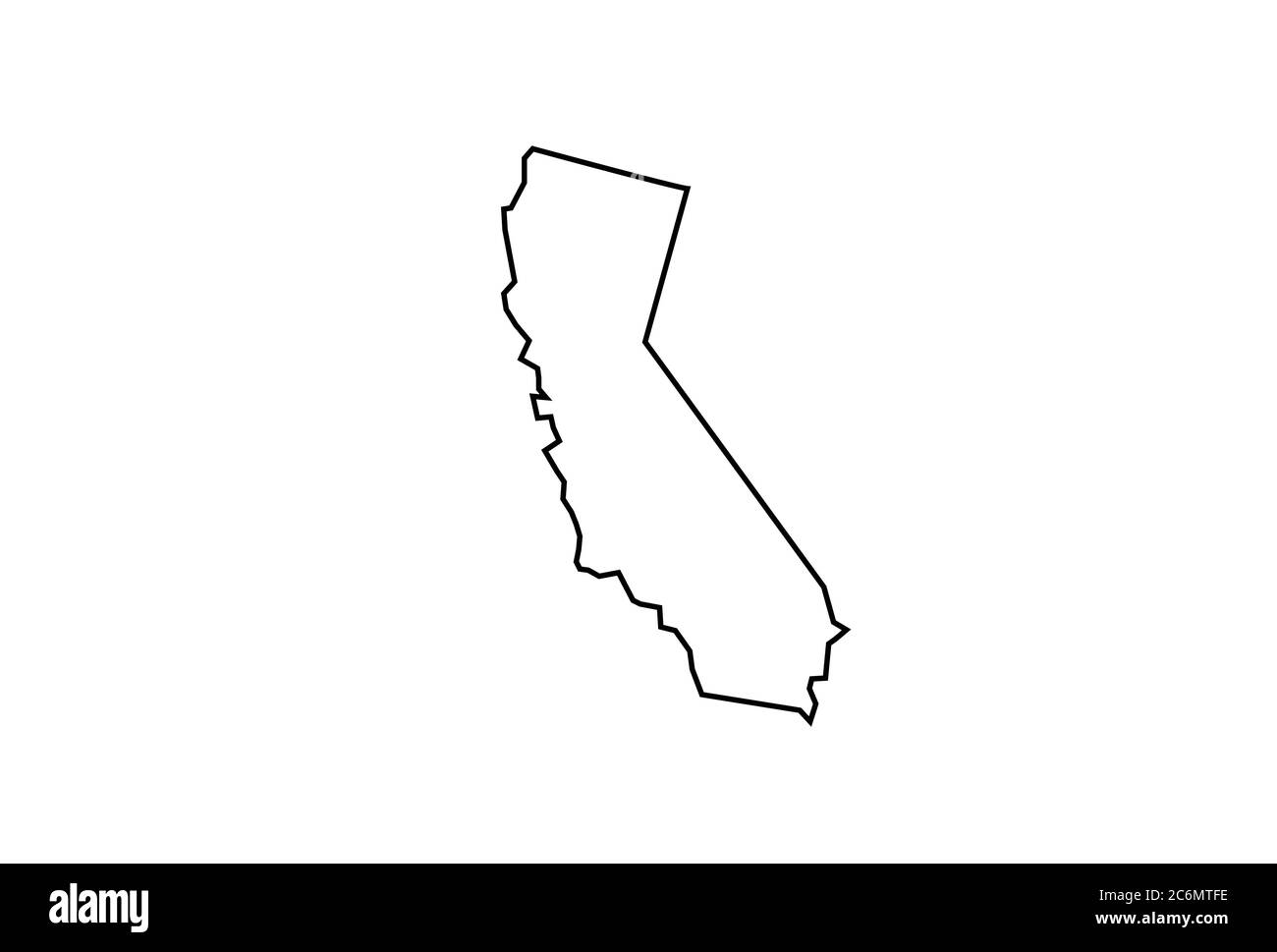 California Map Blank