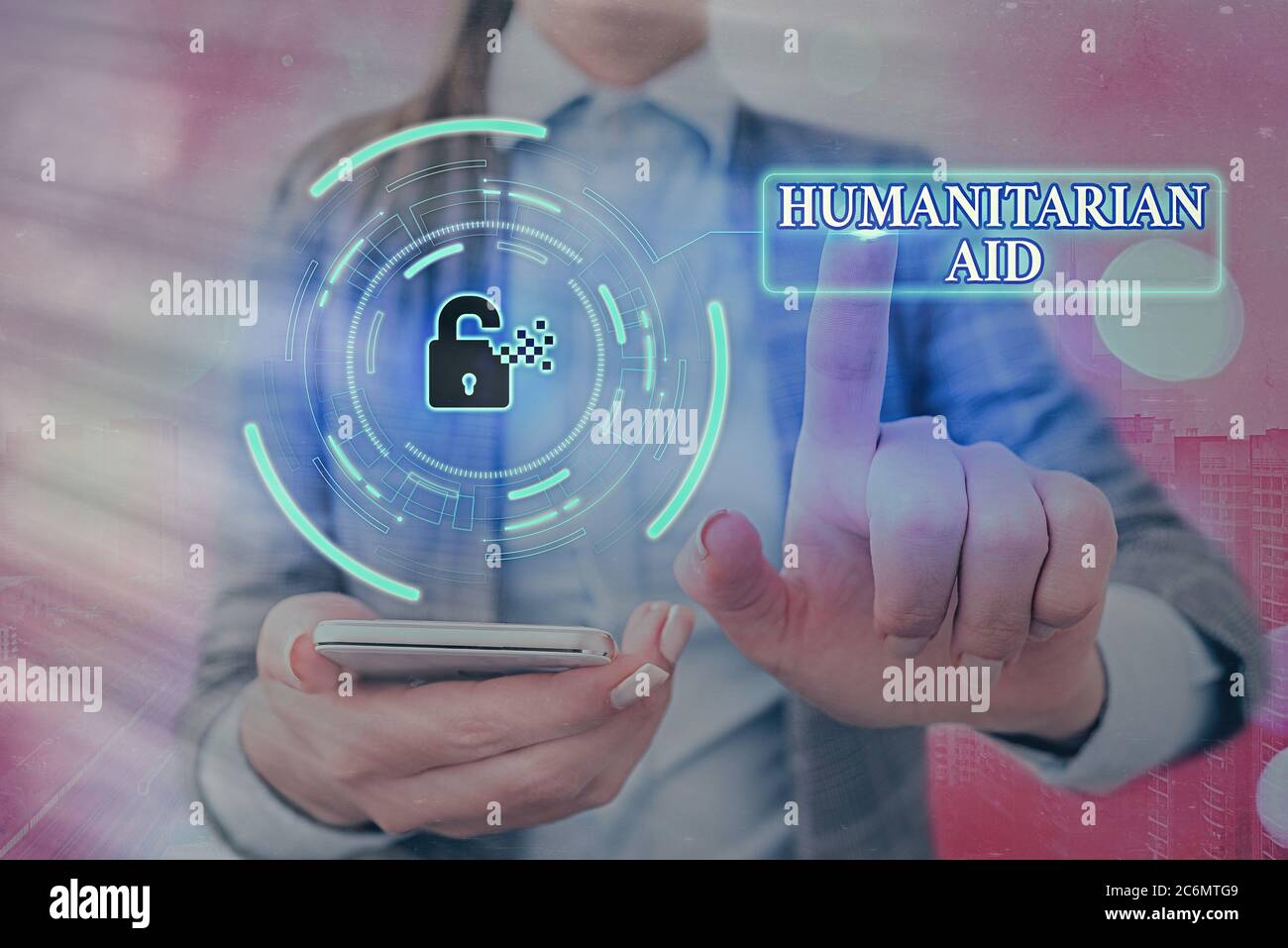 Conceptual hand writing showing Humanitarian Aid. Concept meaning ...