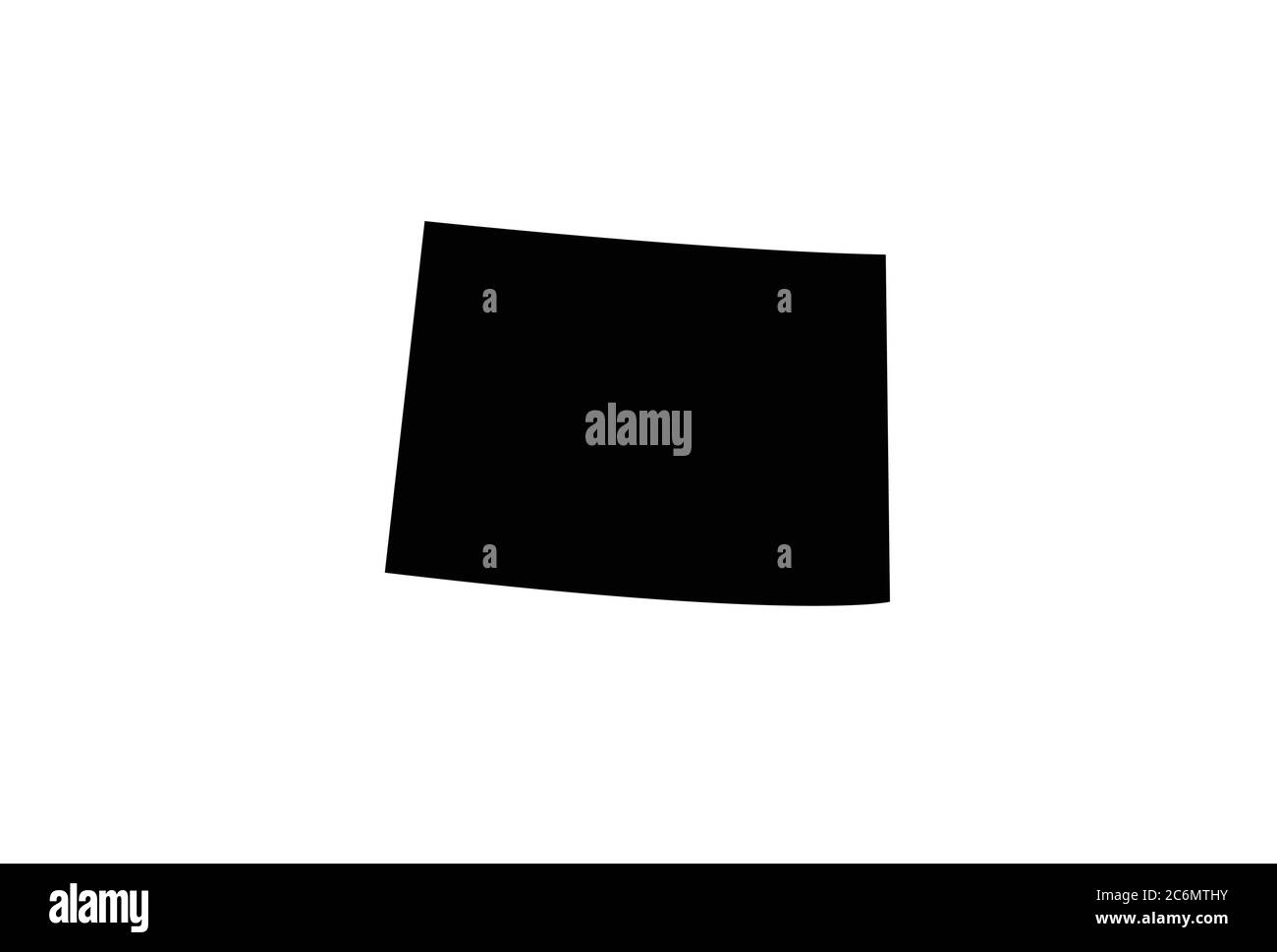 Colorado map outline U.S. state vector illustration Stock Vector Image ...