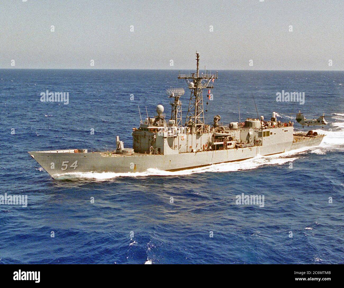 The Perry-class guided missile frigate USS FORD (FFG 54 Stock Photo - Alamy