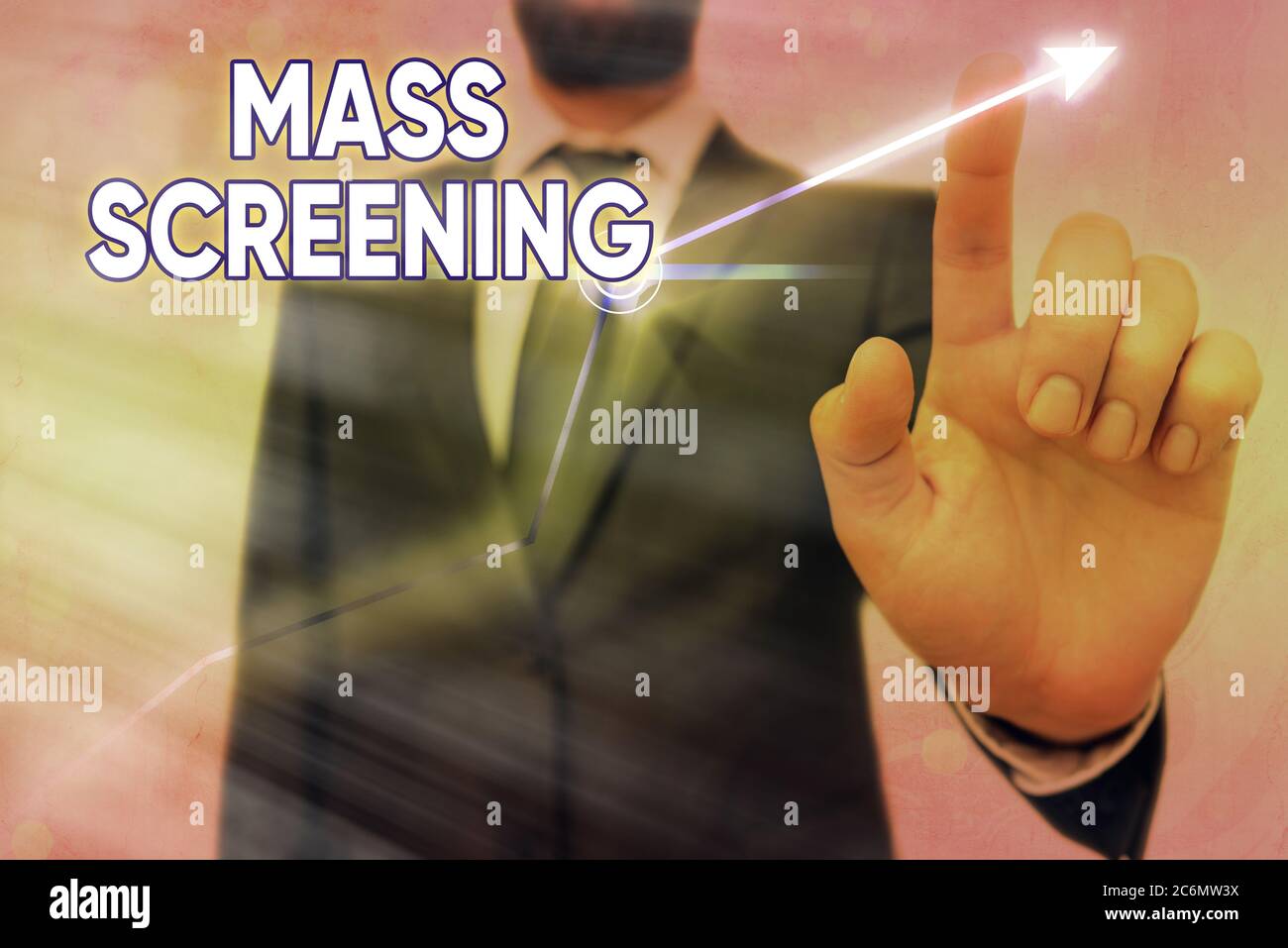 Handwriting text writing Mass Screening. Conceptual photo health ...