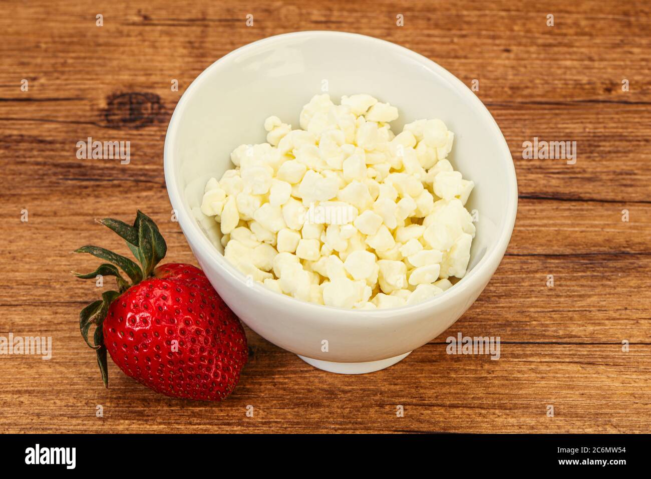 Dietary food - grain cottage cheese in the bowl Stock Photo - Alamy