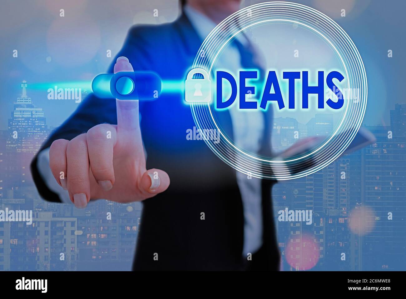 Conceptual hand writing showing Deaths. Concept meaning permanent ...